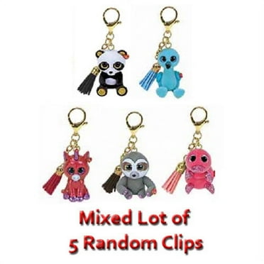 TY Beanie Boos - Mini Boo Collectible Clips - SILVER the Chrome Unicorn ...