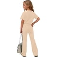 BaoFuBaoMei Pants Sets Girls 2 Piece Outfits Summer Short Sleeve Tops ...
