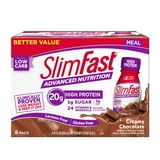 Slim-Fast Optima Creamy Milk Chocolate 11 OZ Meal-On-The-Go Shakes 6 PK ...