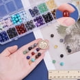 1 Set 168Pcs 14 Styles Natural & Mixed Gemstone Beads Sets Round Mixed ...