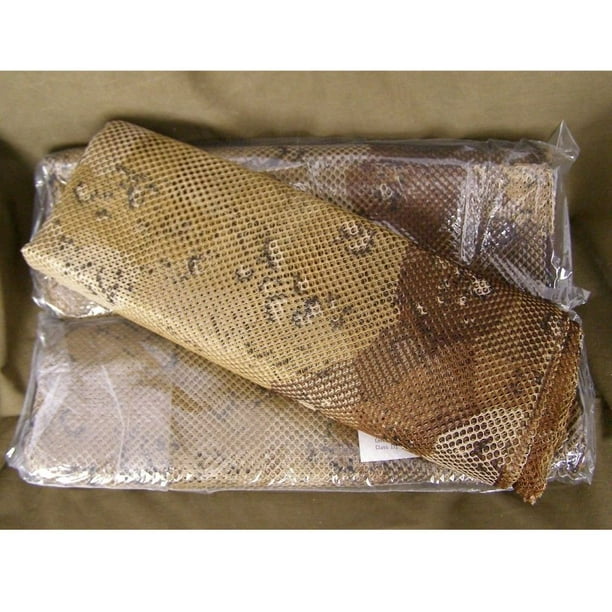 US Genuine Issue Camouflage Sniper Veil, Fabric Netting, 6 Color Desert ...