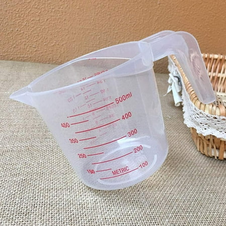 Measuring Jug Plastic Measuring Cup with Scale Handle Transparent ...