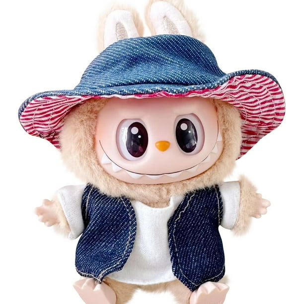 Labubu Plush toy Clothing, 6.3Inch A Handsome Jacket and Hat Suitable ...
