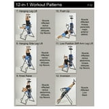 Innova ITP1000 12-in-1 Inversion Table with Power Tower Workout Station ...