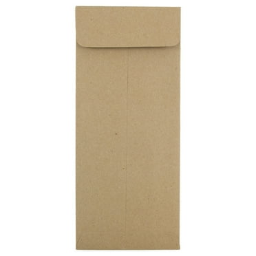 JAM #14 Policy Envelopes, 5x11.5, 500/Box, Brown Kraft Recycled ...