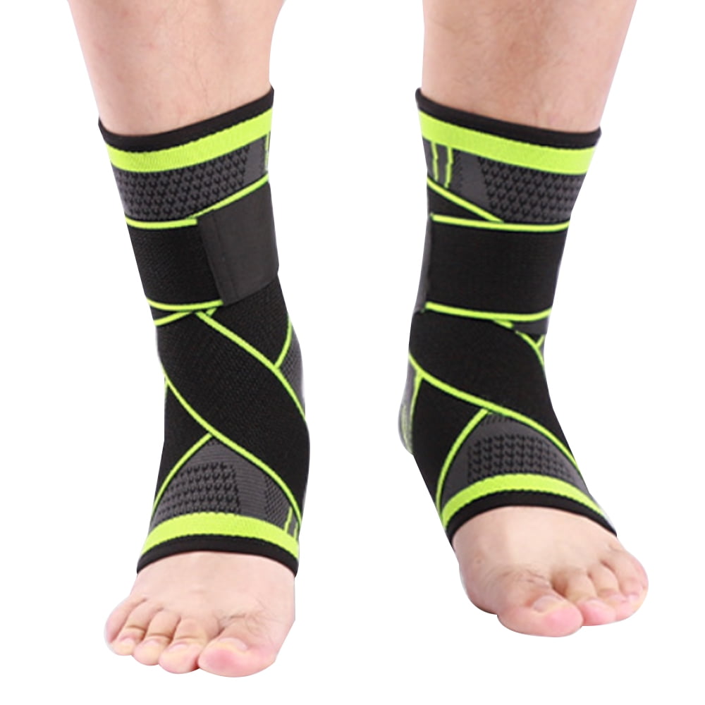 Ankle Support Brace, Ankle Compression Sleeve with Adjustable Wrap ...