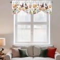 Butterfly Tulip Flowers Tie Up Valances Curtain, Spring Yellow Floral ...