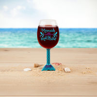 Big Mouth Mermaid Tail Wine Glass - Walmart.com