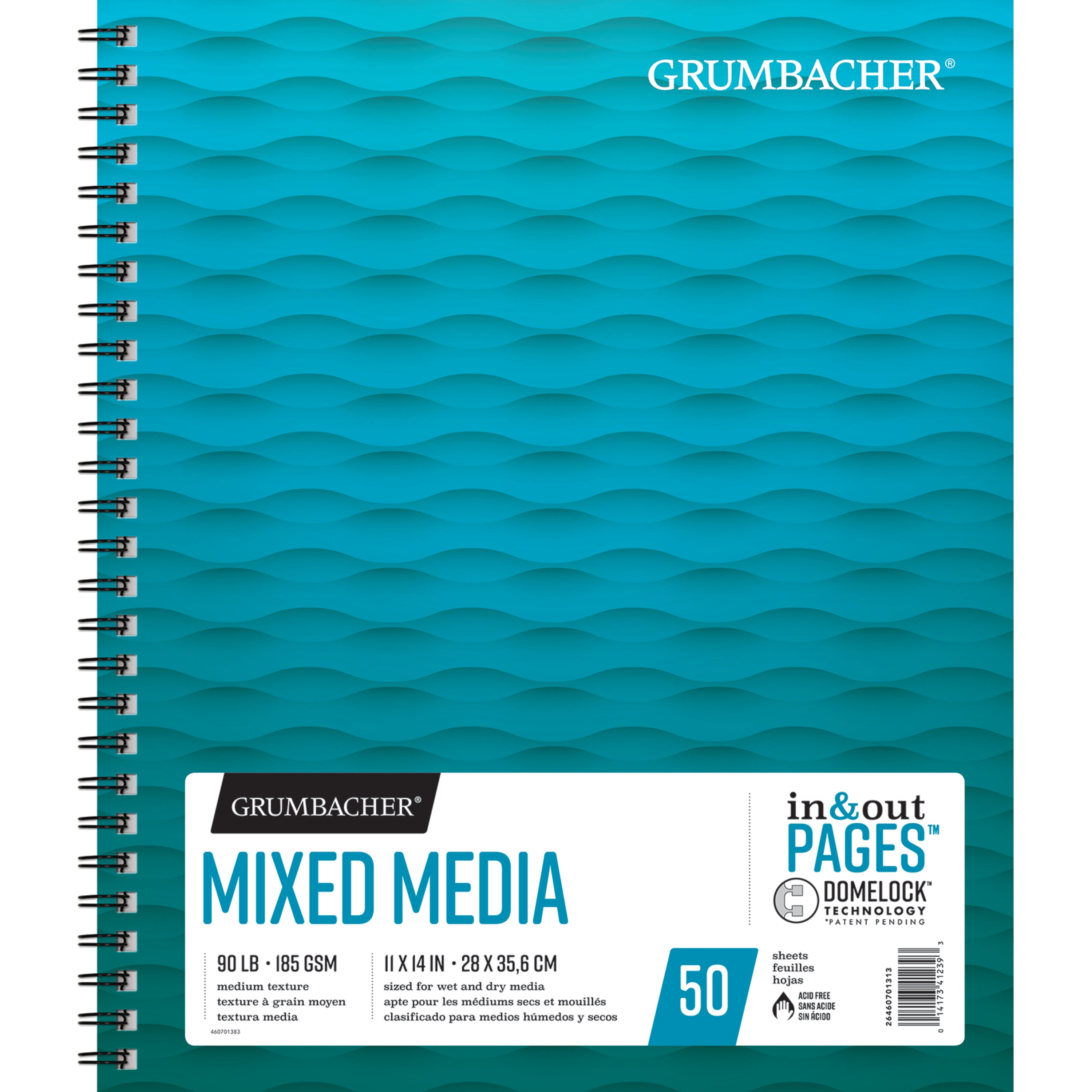 Grumbacher Mixed Media Pad, 11" x 14", 50 Sheets/Pad - Walmart.com