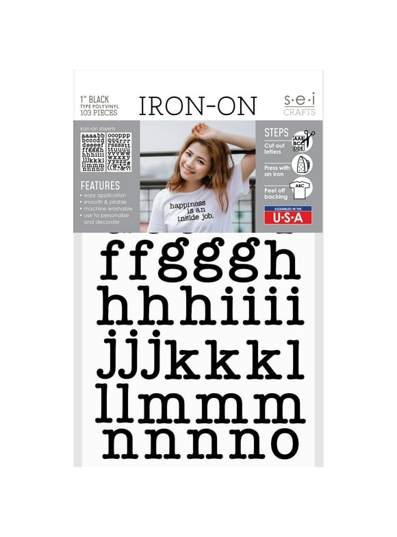 Iron-On Letters - Walmart.com