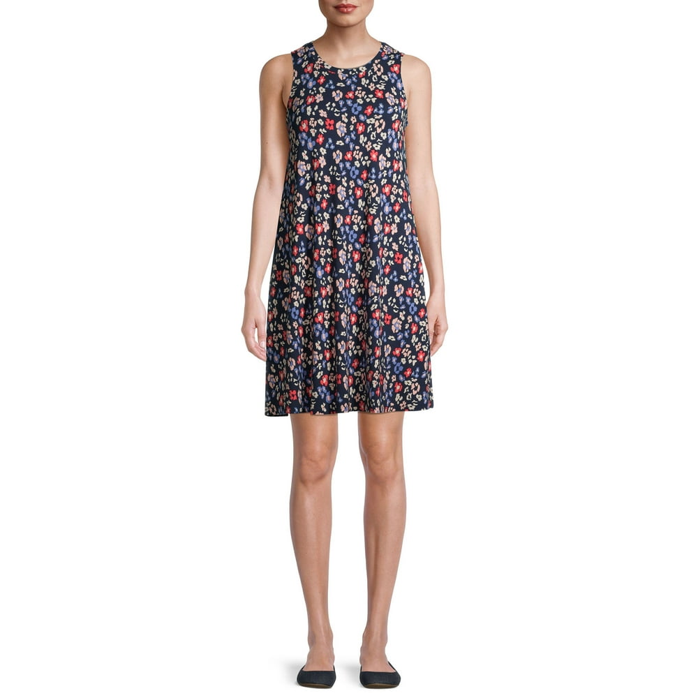 Time and Tru - Time and Tru Women's Sleeveless Knit Dress - Walmart.com ...