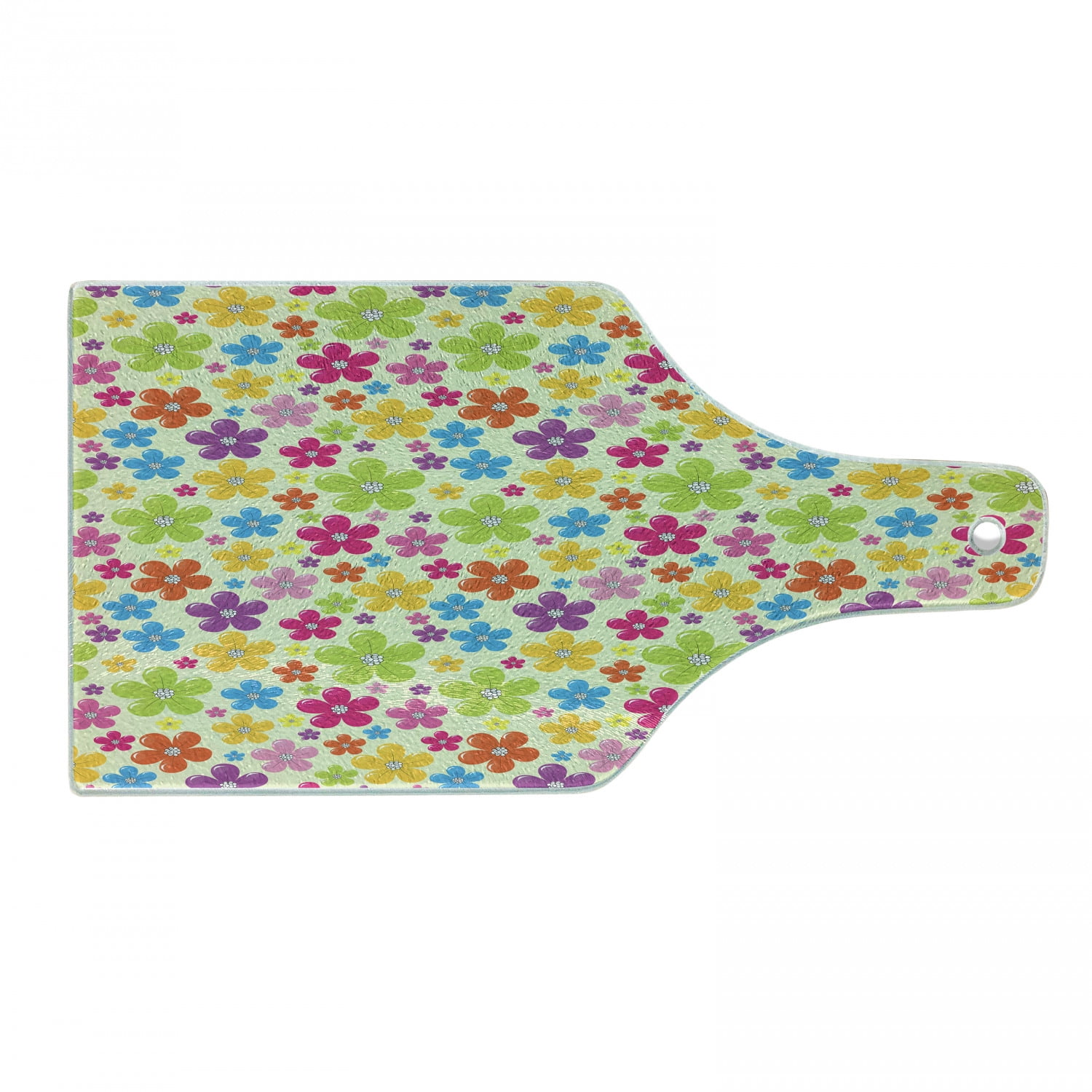 Colorful Cutting Board, Sixties Inspired Colorful Flowers Hippie Motifs ...