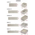 12 Pack Foldable Drawer Organizer Dividers Cloth Storage Box Closet ...