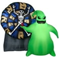 Disney's Oogie Boogie Wheel of Death: 6.5 ft Tall Nightmare Skeleton ...