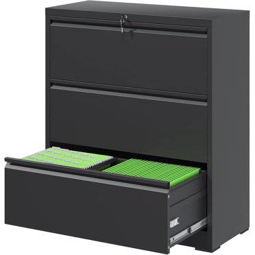 Staples Commercial 2-Drawer Lateral File Cabinet Letter/Legal Size ...