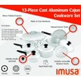 Imusa 13pc Heavy Duty Cajun Aluminum Kitchen Cookware Set - Walmart.com