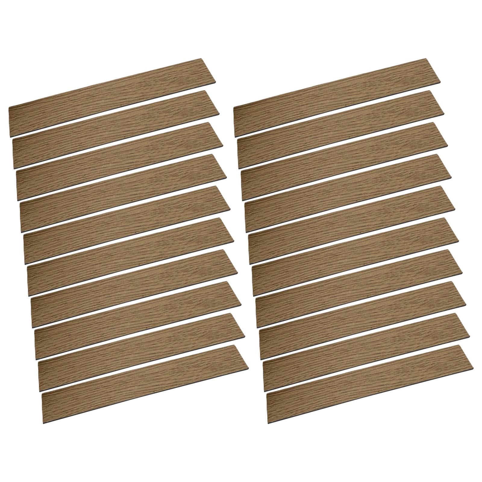 20 piezas de mini tablas de suelo para casa de muñecas, accesorios ...