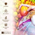 Naturally Sensible Reusable Produce Bags | Sturdy Mesh Grocery Tote (10 ...