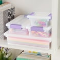 Sterilite Large Clip Box Plastic, Lavender Sky - Walmart.com