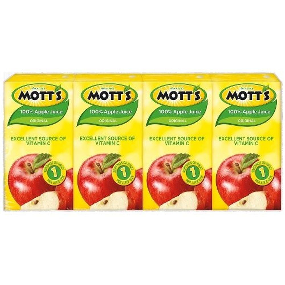 Motts Mini 100 Percent Apple Juice, 16.92 Fluid Ounce -- 11 per case ...
