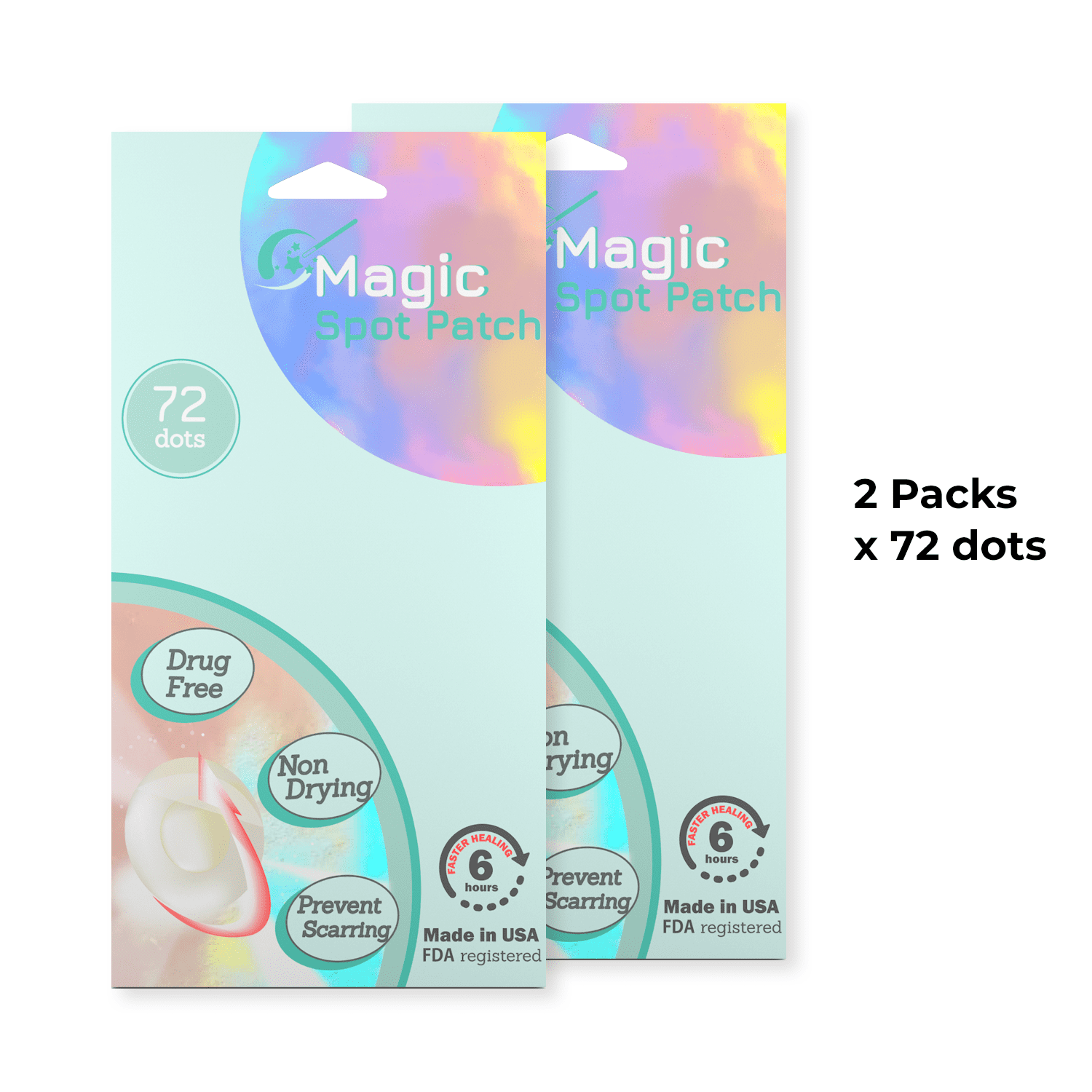 Magic Spot Patch Hydrocolloid Clear Pimple Absorbing Acne Patch -2 ...