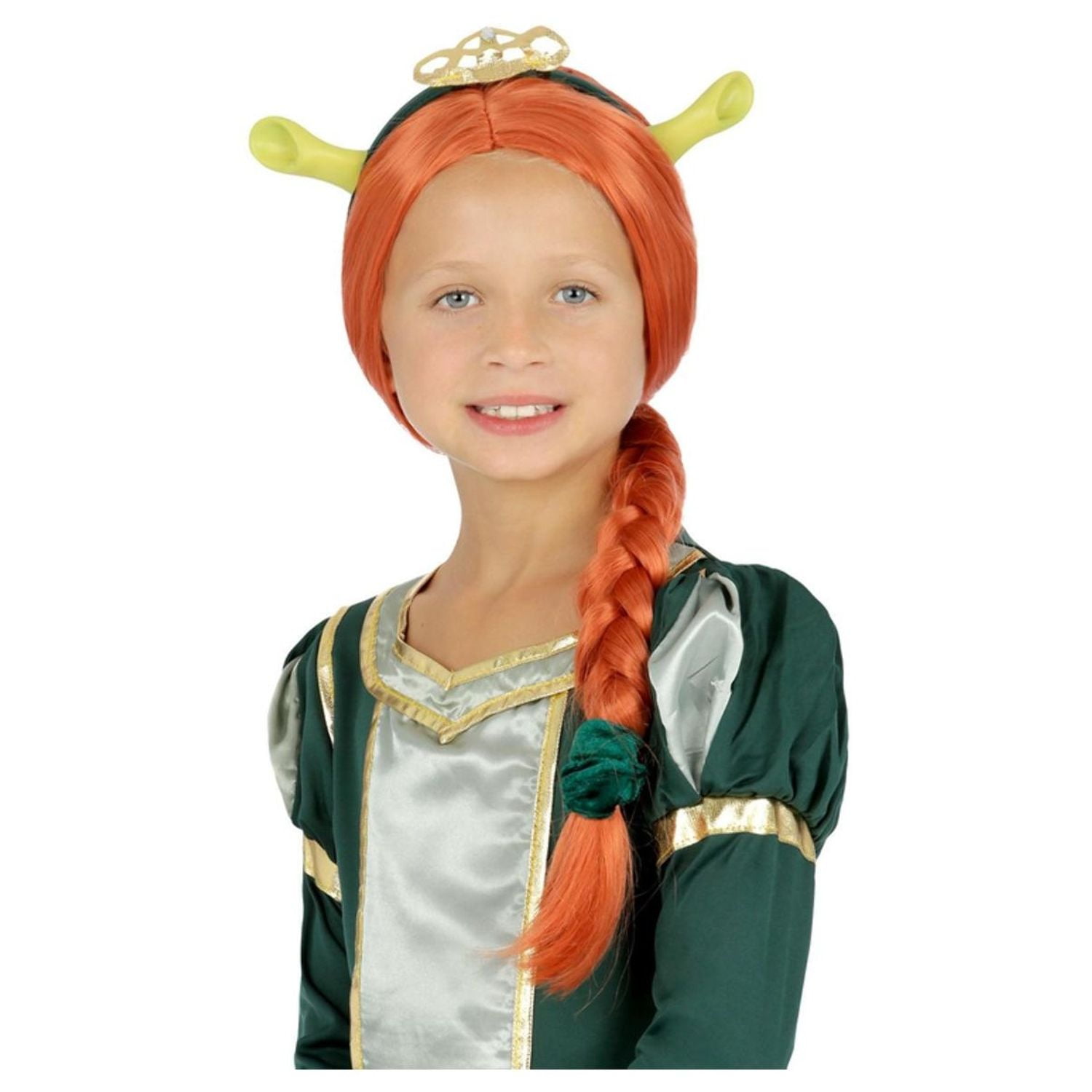 Click here for Shrek Girls Fiona Plaited Costume Headwear prices