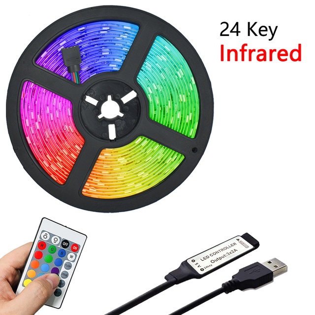 Tira De Luces Led Bluetooth USB RGB 2835 SMD DC5V Flexible Lámpara De ...