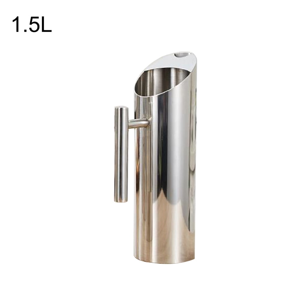 Yoone Stainless Steel Water Pitcher Large Capacity Tea Cold Beverage ...