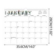 LanSuare 2026 Wall Calendar, 18 Months Calendar 2026, 14" x 11" Jan ...