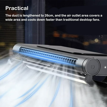 Computer Screen Fan Electric Adjustable Atomization Device Quiet Air ...