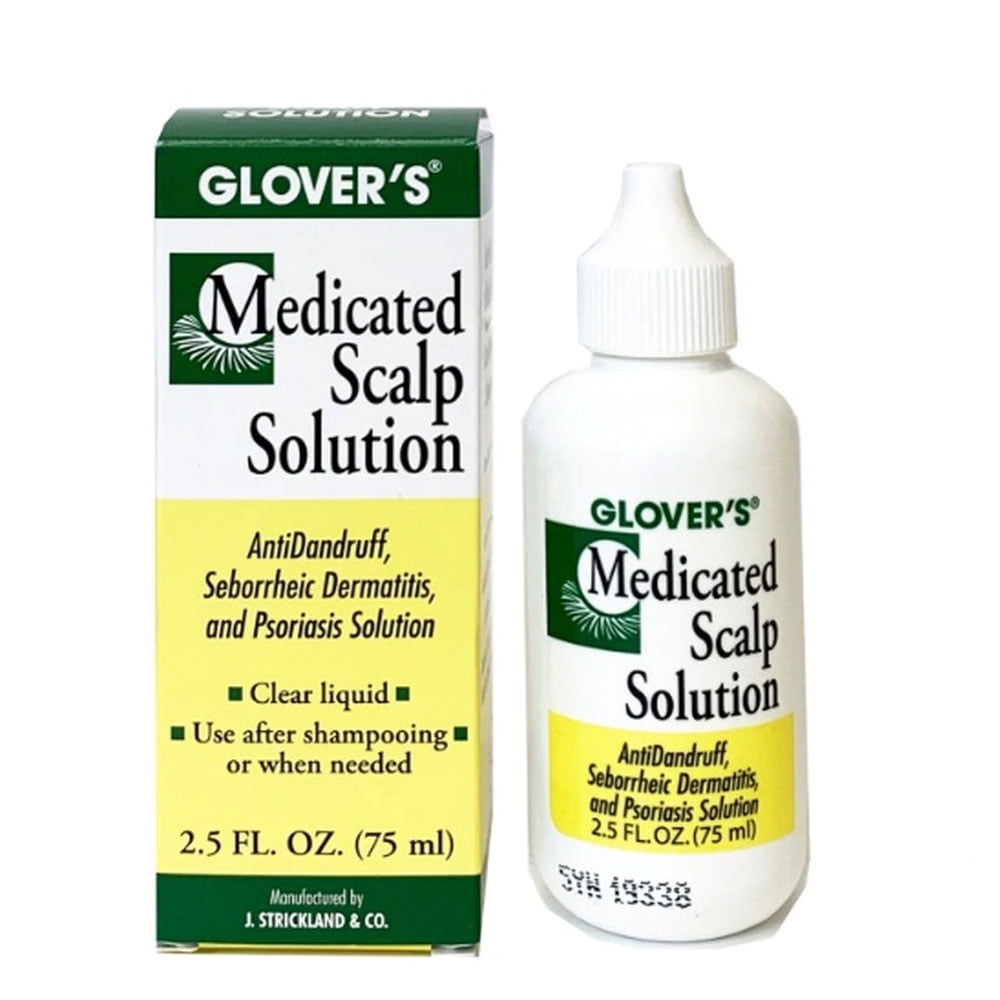 Glover's Medicated Scalp Solution 2.5 Oz - Walmart.com