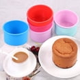 HCBY Food Grade Silicone Cake Mold, 4 Inch Round Baking Pan, Heat ...