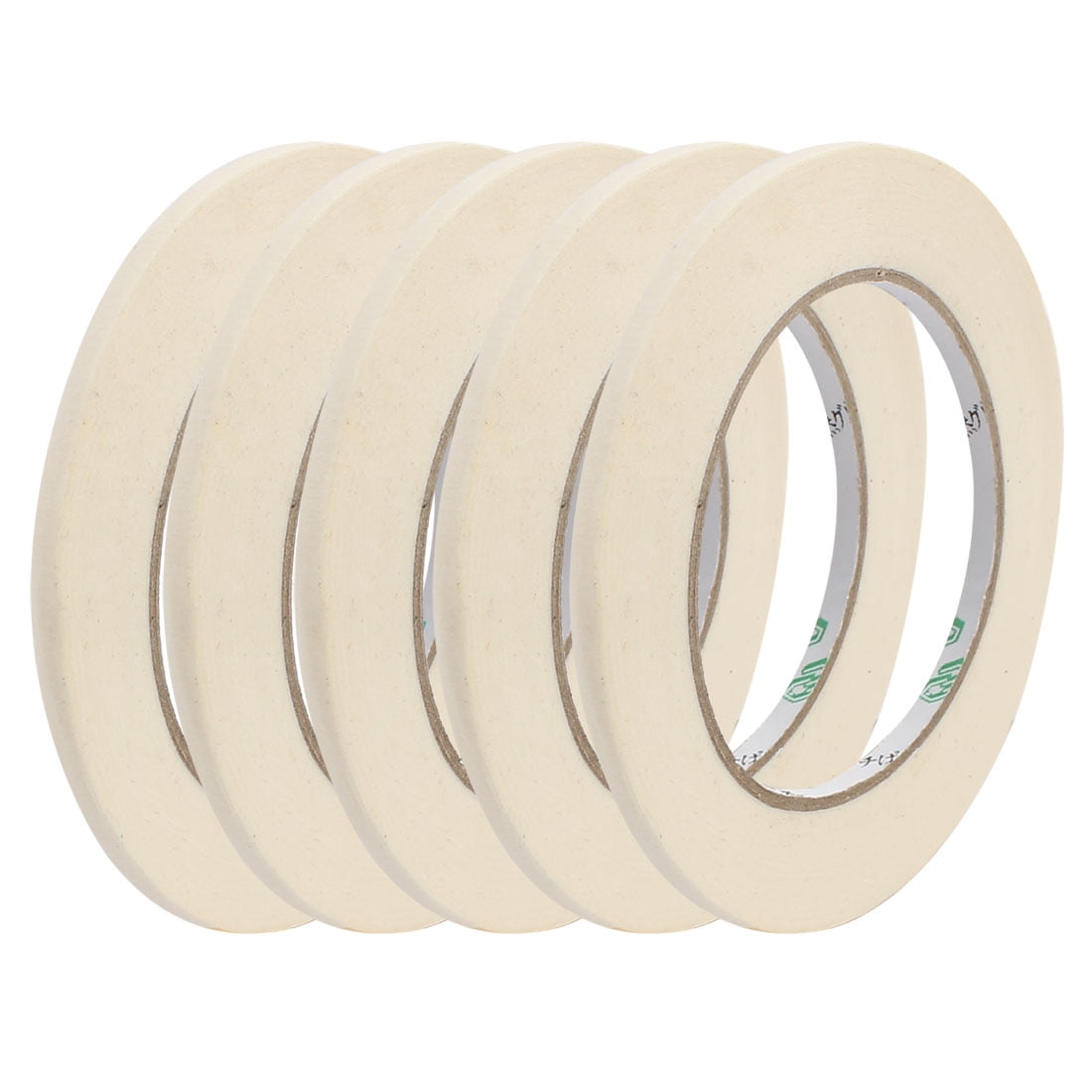 5pcs 5mm Width Adhesive Paper Painting Writing Decoration Tape White ...