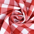 Classic Gingham Tablecloth Fabric - Oblong 58x120 Water Resistant ...