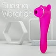 Dual Pleasure Worm Air Pulse Clitoral Stimulator And Tongue Licking