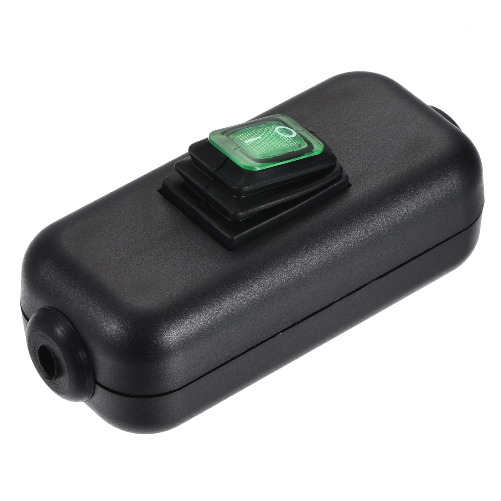 Uxcell Waterproof Appliance Switch, AC 250V 6A ON/OFF Inline Cord Green ...