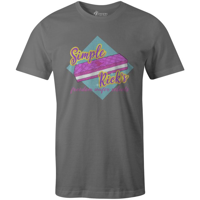 9 Crowns Tees Simple Rick's Freedom Wafer Select Cartoon Graphic T ...