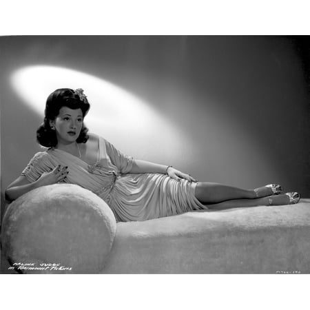 Arlene Judge Lying on a Couch and posed Photo Print (24 x 30) | Walmart ...