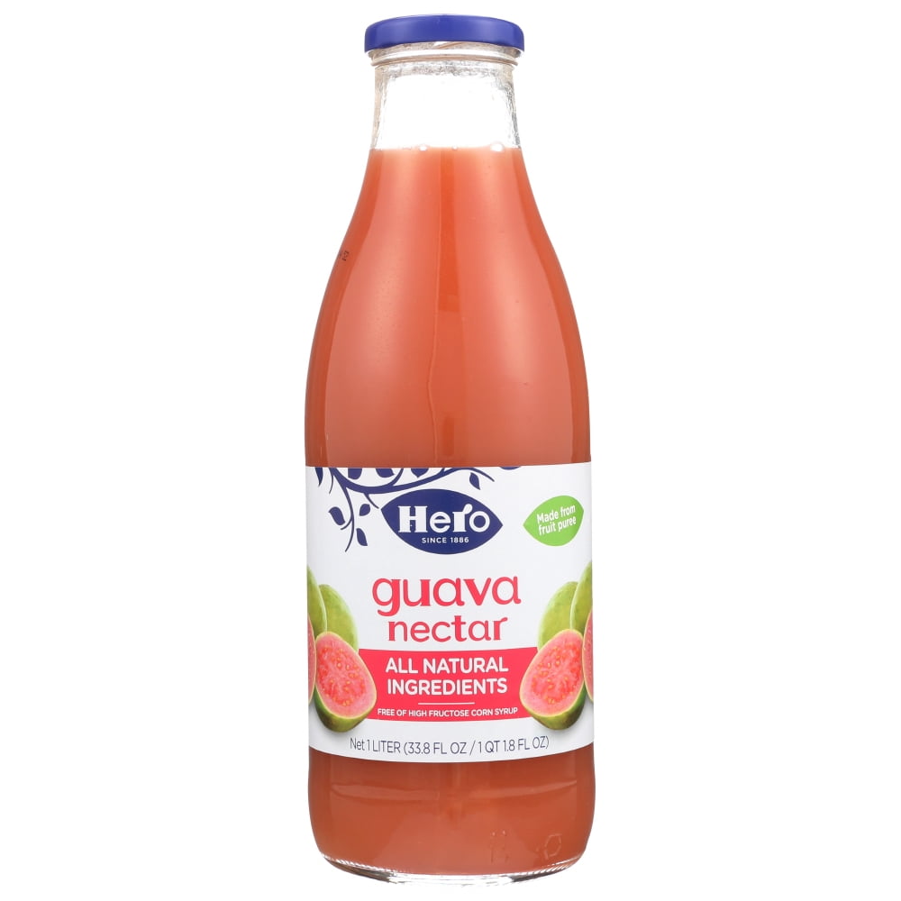 Hero Preserves Guava Nectar, 33.8 Oz - Walmart.com - Walmart.com