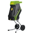 Earthwise GS015 Powerful 15-Amp Electric Wood Chipper/Shredder, Branch ...