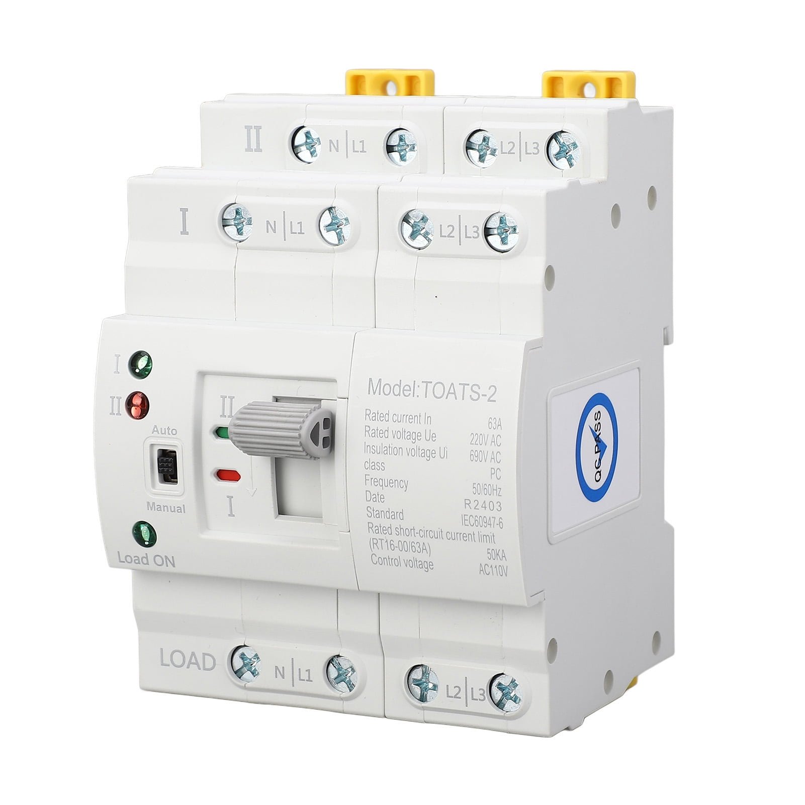 Dual Power Automatic Transfer Switch, PC Grade Backup Generator ...