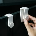 2-Pack Over-Door Hook, Seamless Kitchen Bathroom Cabinet Hanger, No ...