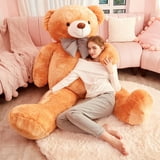 IKASA Giant Teddy Bear Stuffed Animal Plush Toy,Large Jumbo 70" Brown ...