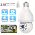 4MP Wireless Smart Light Bulb Security Camera,2.4GHz/5G Connection,With ...