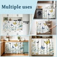 Butterfly Spring Floral Sink Skirt 10"W x 11"L,Dustproof Under Sink ...