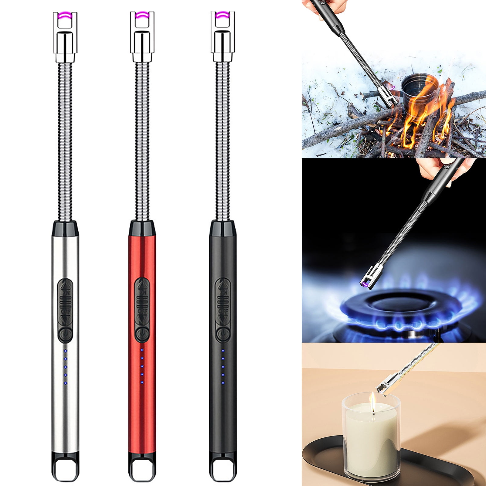 Bendable 360 Degree Electric Igniter - Windproof - Easy to Use - USB ...