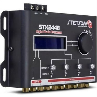 Stetsom STX2436 DSP 4 Channel Crossover and Equalizer Processor ...