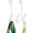 Mainstays Classico Over-The-Door Rack with three Hooks, Arctic White ...