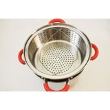 Cook Pro 8 Qt Stainless Steel Pasta Cooker, Induction Ready, Steamer ...