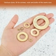 Uxcell M3 Flat Washer, 300 Pack Brass Ring Washers 8mm OD 0.5mm T ...